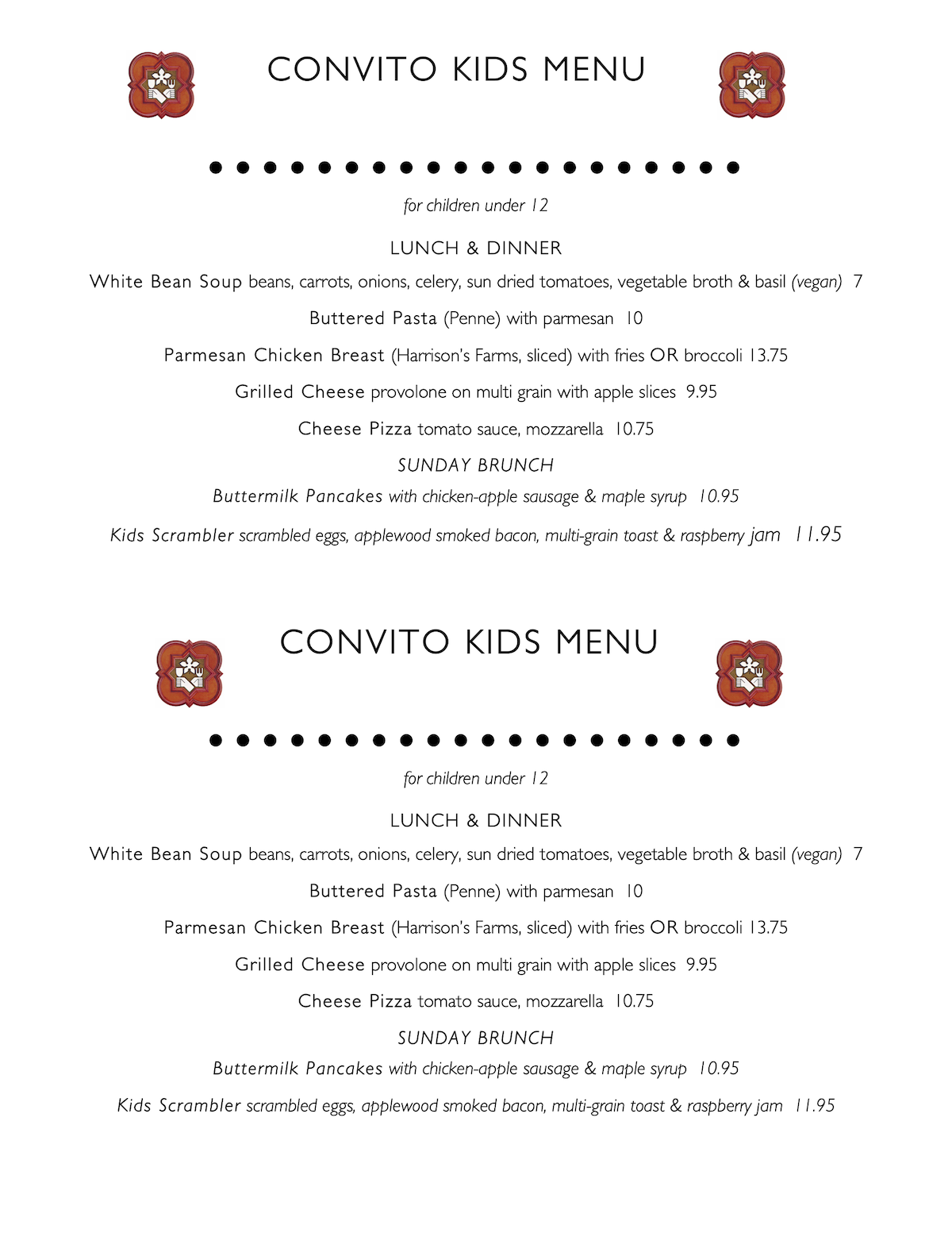 Kids | Convito Cafe & Market